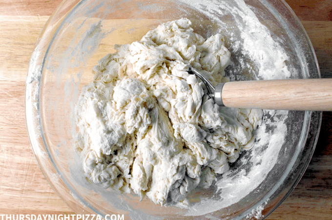 No Yeast Sourdough Pizza Dough Recipe - Thursday Night Pizza