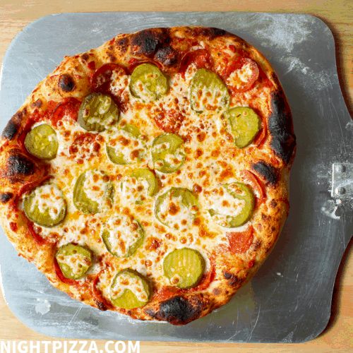 Pepperoni and Sweet Pickle Pizza - Pickle Pizza Recipe